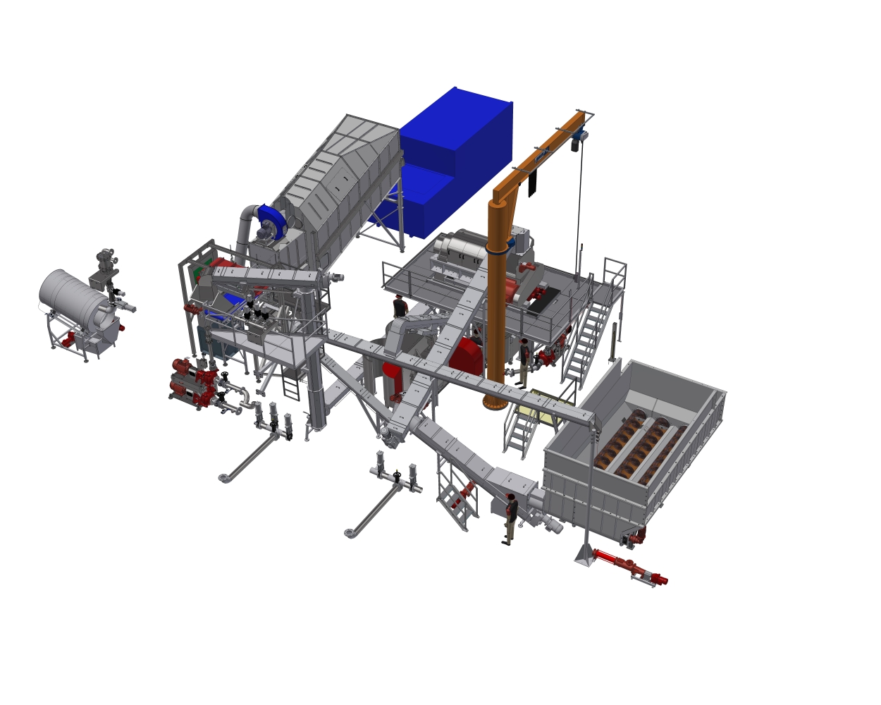 Turn-key installation France for fermenting clean organic stream | Smicon